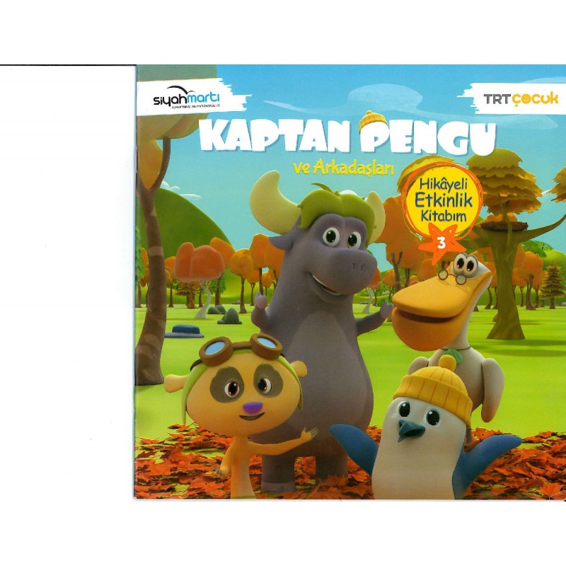 Kaptan Pengu Ve Arkadaşları Hikayeli Etkinlik Kitabım 3 - Boyama ve ...