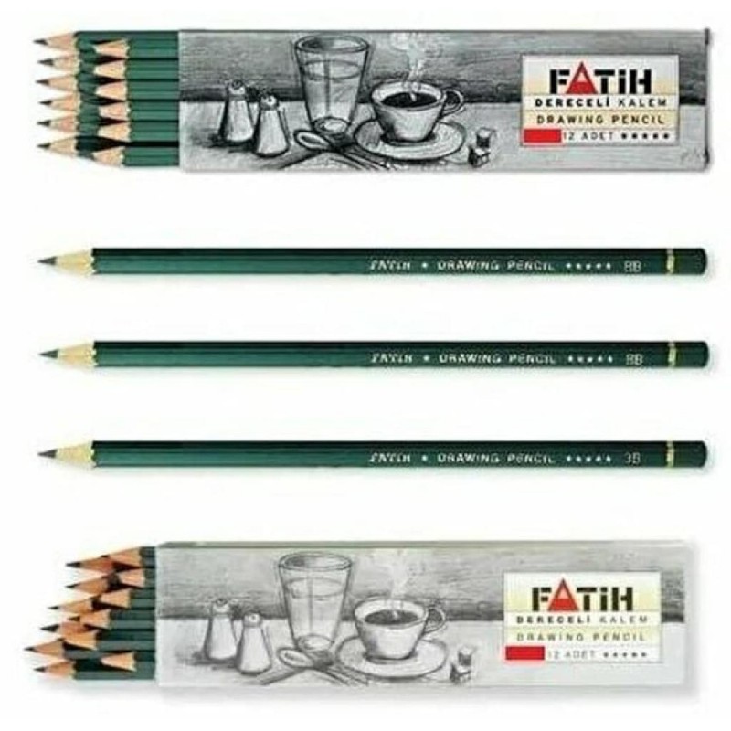 Fatih Dereceli Eskiz ve resim Kalemi 3B - Derceli kurşun kalem - Akbir ...